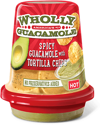 Download 2oz Snackcup Spicy - Wholly Guac Snack Cup - Full Size PNG ...