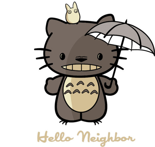 Download Hello Kitty Studio Ghibli - Full Size PNG Image - PNGkit