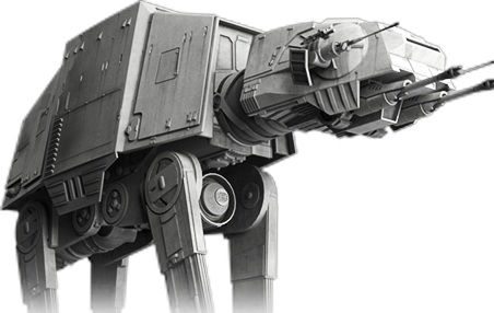 Download Military-stub - Star Wars At At Transparent - Full Size PNG ...