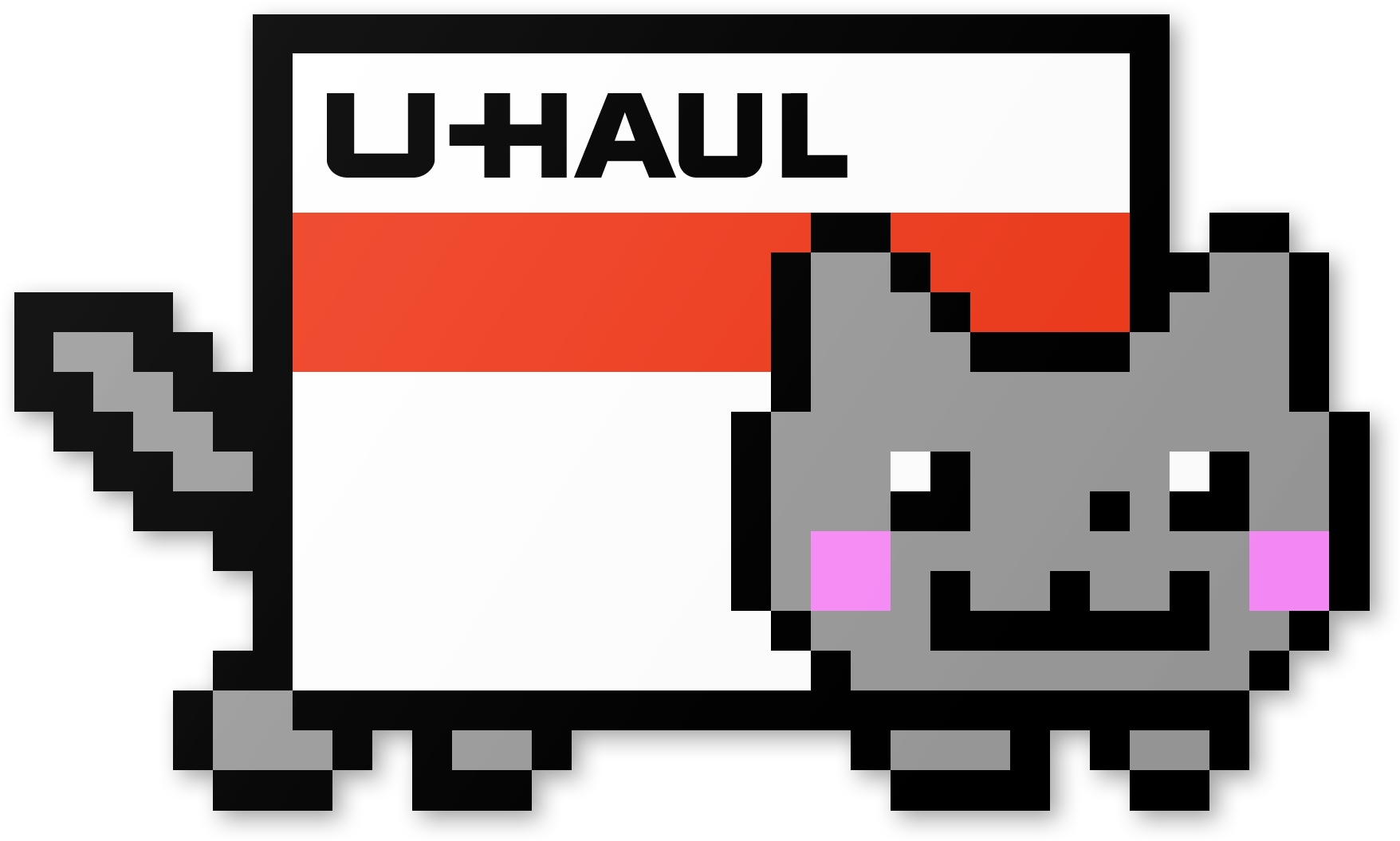 Download Nyan Cat Uhaul Trailer - Hirosaki Castle - Full Size PNG Image ...