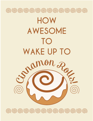 Download Free Cinnamon Roll Print - Printing - Full Size PNG Image - PNGkit