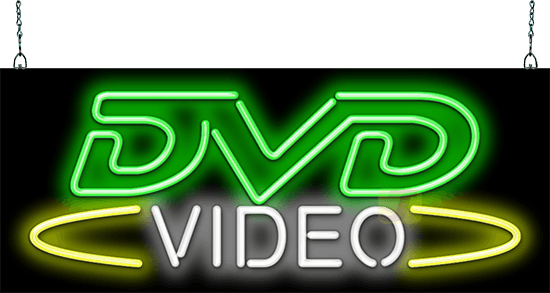 Download Dvd Video Neon Sign - Dvd - Full Size PNG Image - PNGkit