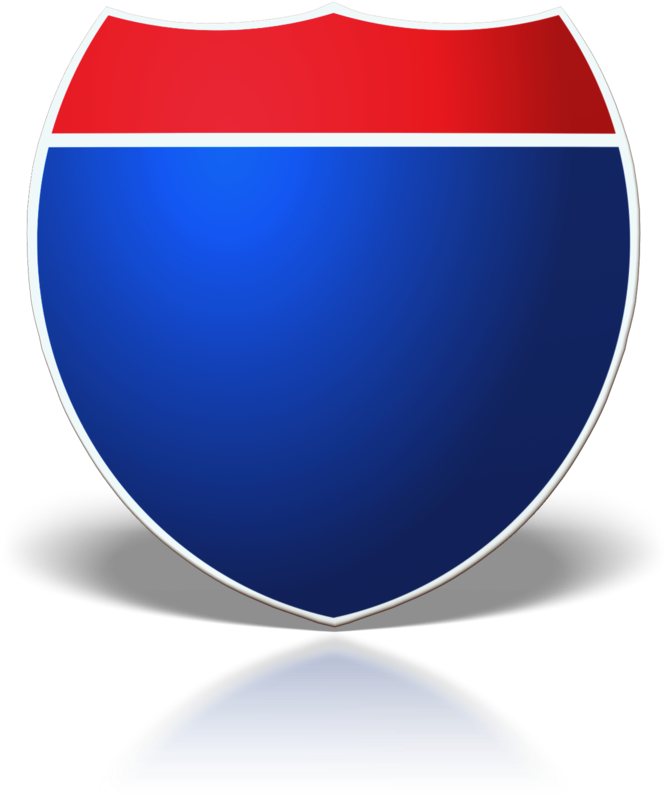 Download Interstate Sign Png Download - Interstate Sign Blank - Full ...