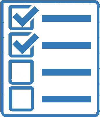 Download Icon Checklist Blue - Check List Blue Icon - Full Size PNG ...