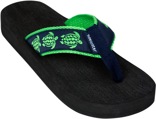 Download Tidewater Sea Turtle Flip Flops - Sea Turtle - Full Size PNG ...
