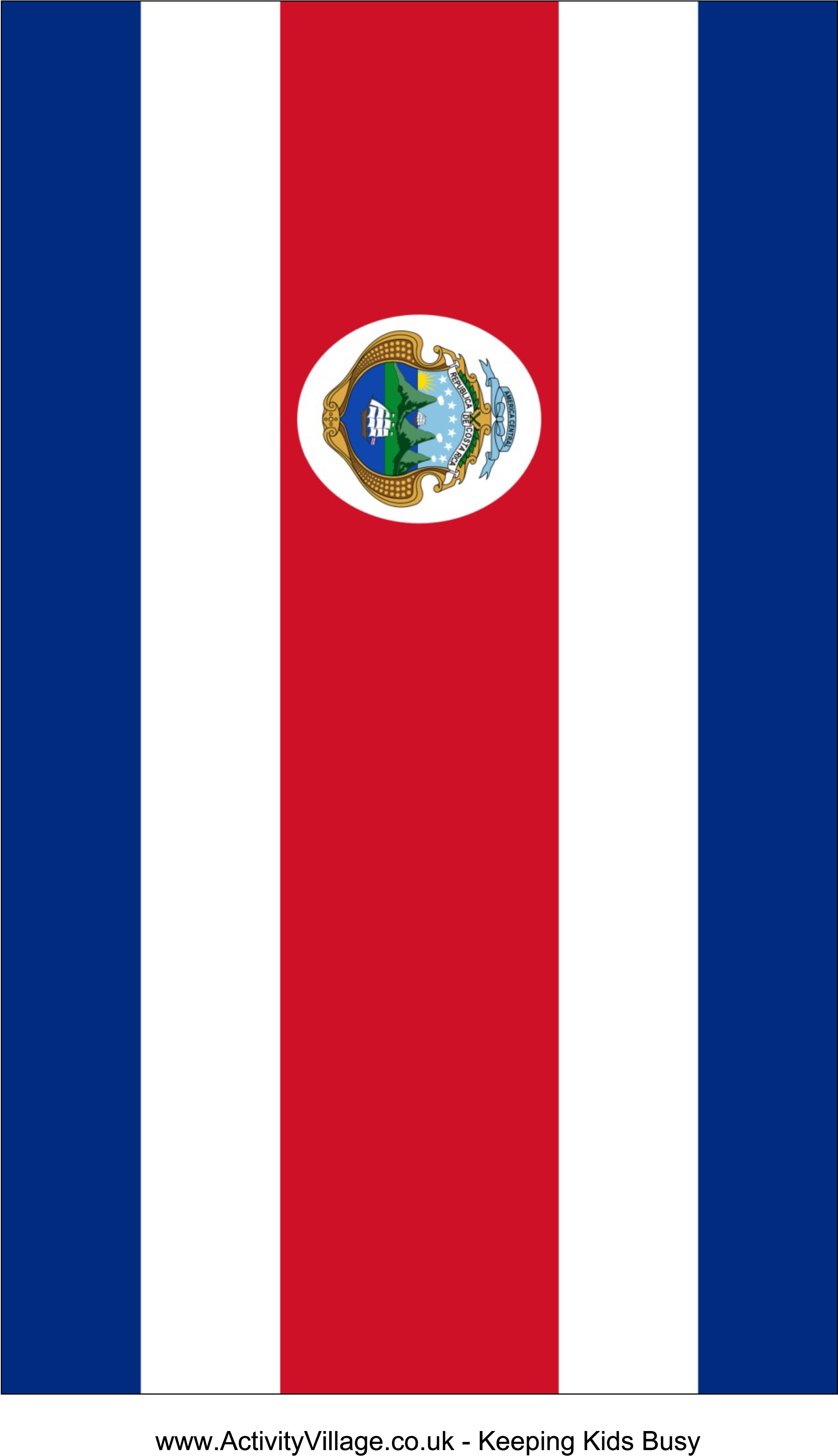 Download Costa Rica Flag - Costa Rica Flag Small - Full Size PNG Image ...
