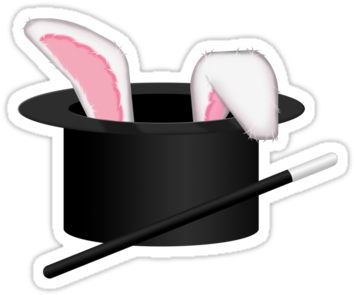 Download Rabbit In Hat Clipart - Rabbit In A Hat Png - Full Size PNG ...