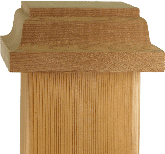 Download Victorian Wood Post Cap - Wood - Full Size PNG Image - PNGkit
