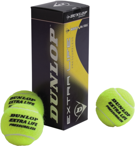 Download Tennis Ball Dunlop Extra Life, Box Of - Dunlop - Full Size PNG ...
