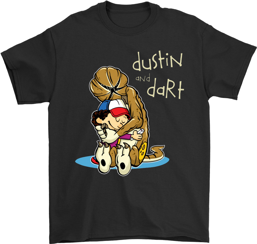 Download Dustin And Dart Calvin And Hobbes Stranger Things Shirts ...