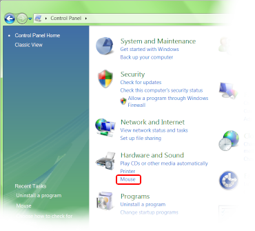Download Control Panel With Mouse Properties Highlighted - Windows ...