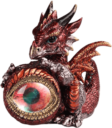 Download Red Dragonling With Ocular Led Orb - Full Size PNG Image - PNGkit