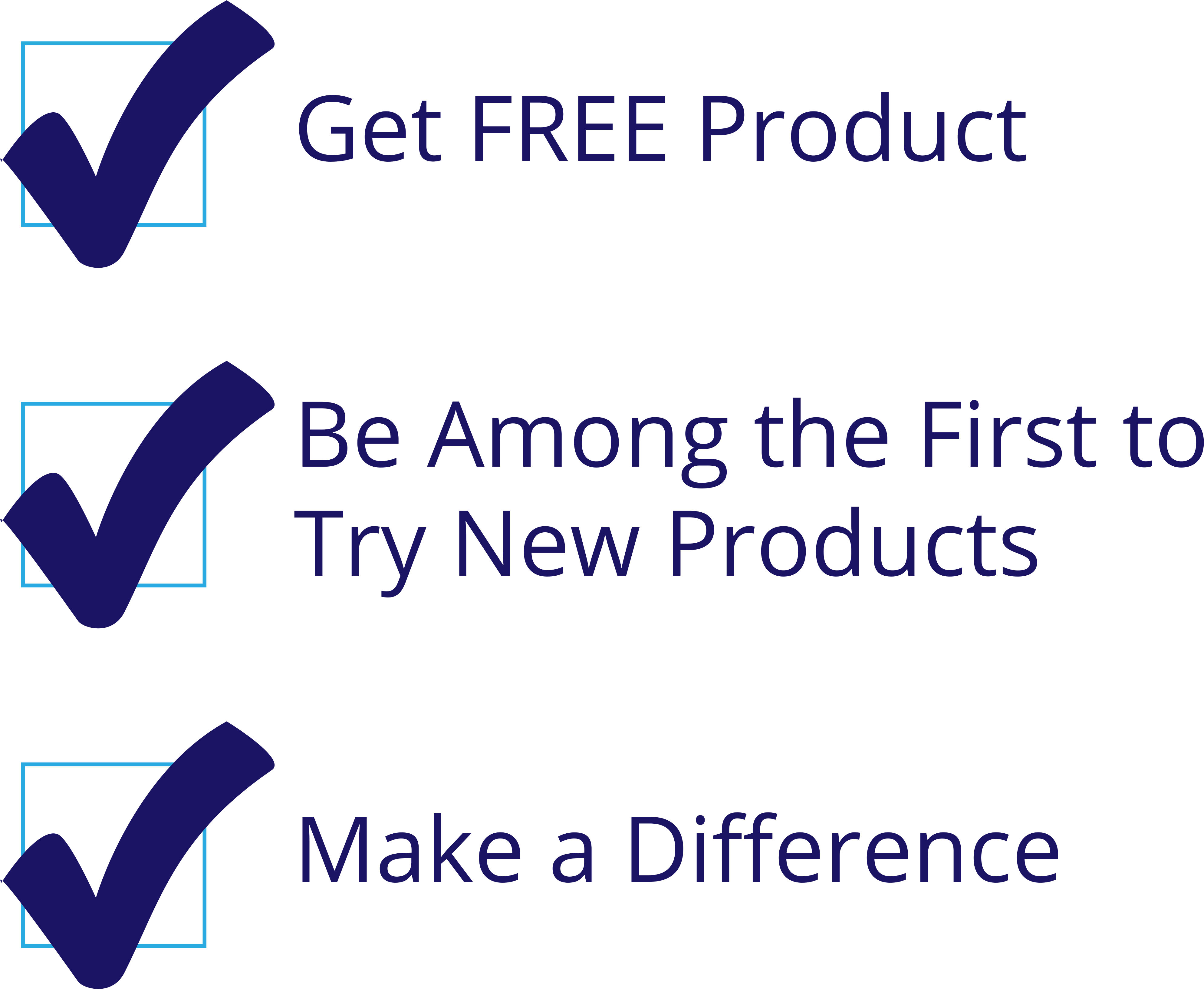 Download Checkmarks For Product Tester Page - People Think - Full Size ...