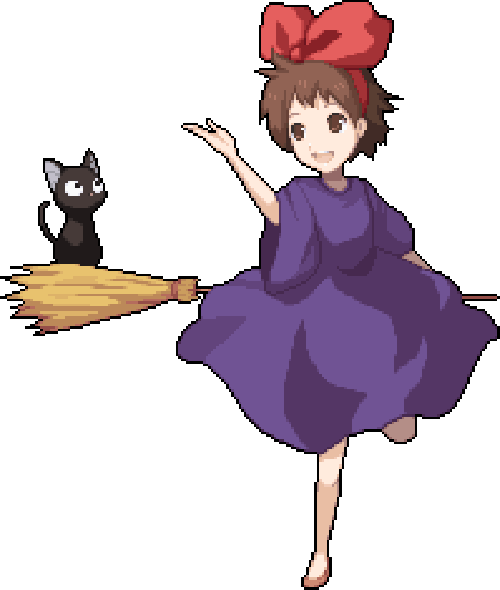 Download Kiki's Delivery Service Jiji Studio Ghibli Kiki Transparent ...