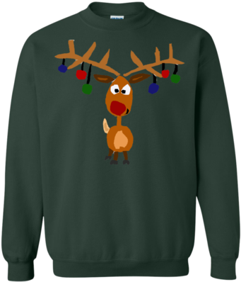 Download Ugly Christmas Sweaters Cool Funny Rudolph Red Nosed - Cool ...