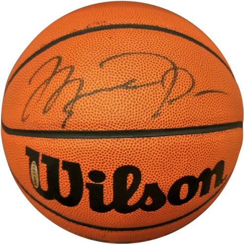 Download Michael Jordan Autographed Wilson Jet Nba Basketball - Wilson ...