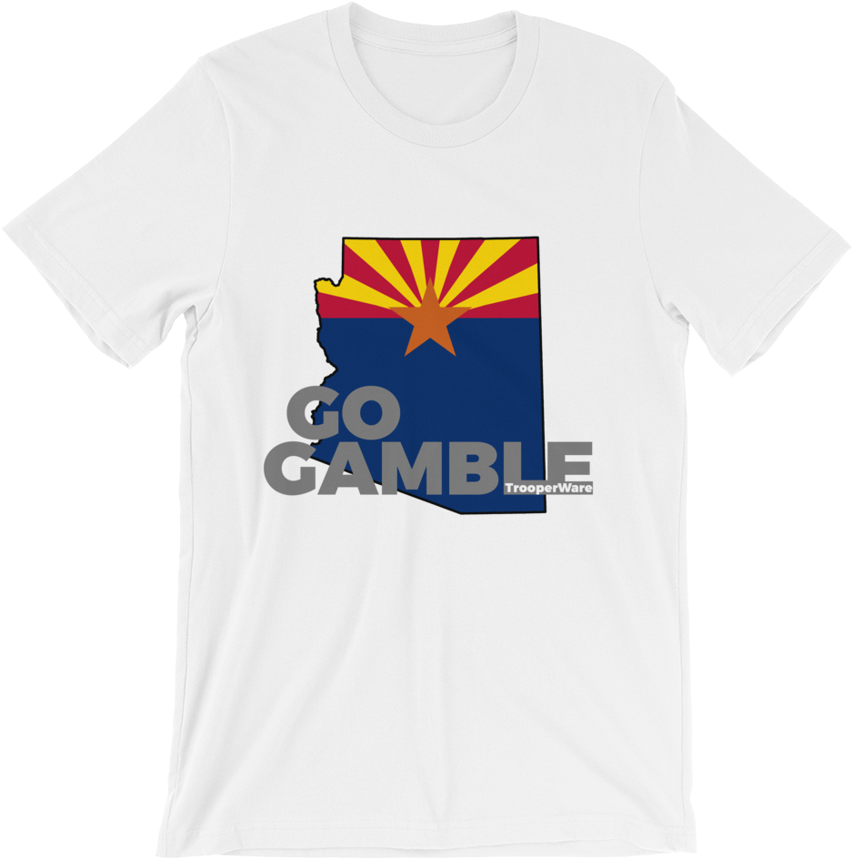 Download Arizona Go Gamble T-shirt - Arizona State Flag - Full Size PNG ...