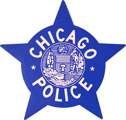 Download Chicago Police Star 4″ Decal - Chicago Police Star - Full Size ...