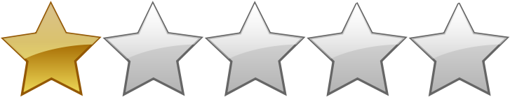 Download Movie - One Star Rating Transparent - Full Size PNG Image - PNGkit