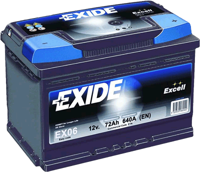 Download Automotive Battery Png Hd - 202se Exide Excell Car Battery ...