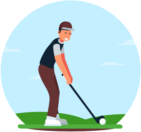 Download The Perfect Golf Swing Plane - Speed Golf - Full Size PNG ...
