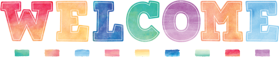Download Tcr8190 Watercolor Welcome Bulletin Board Display Set ...