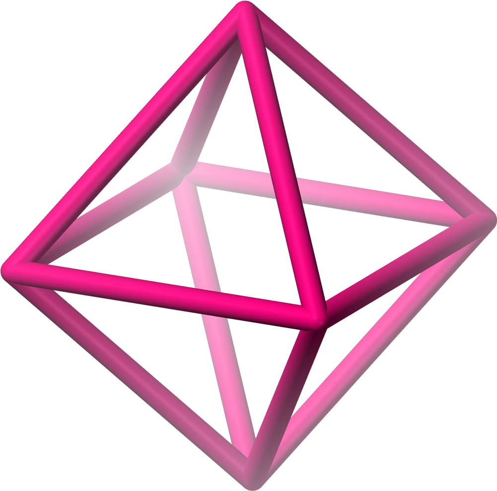Download Transparent Octahedron 3d Shape - PNGkit