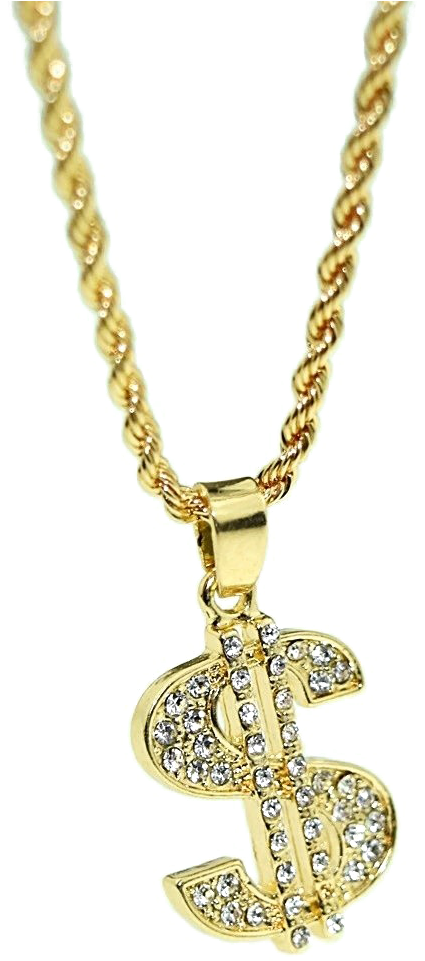 Download Dollar Chain Png - Gold Dollar Chain Png - Full Size PNG Image ...