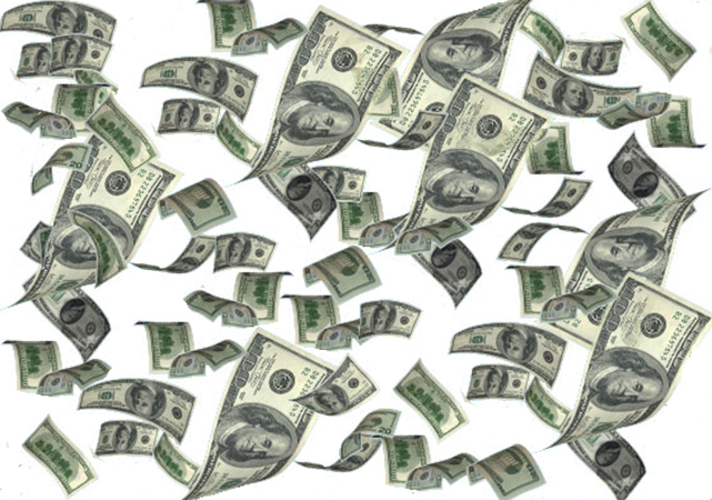 Download Money Falling - Money Falling Transparent - Full Size PNG ...
