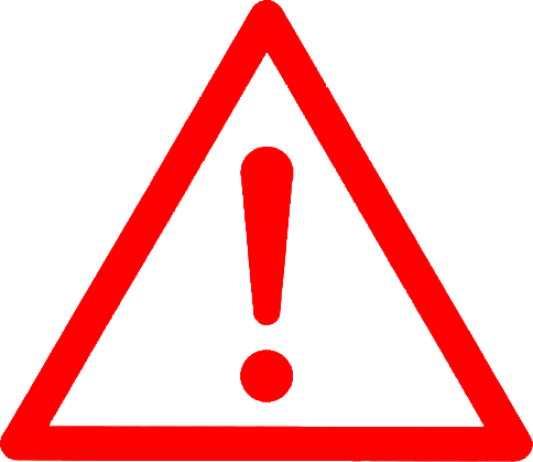 Download Transparent Warning Triangle - Warning Triangle Transparent ...