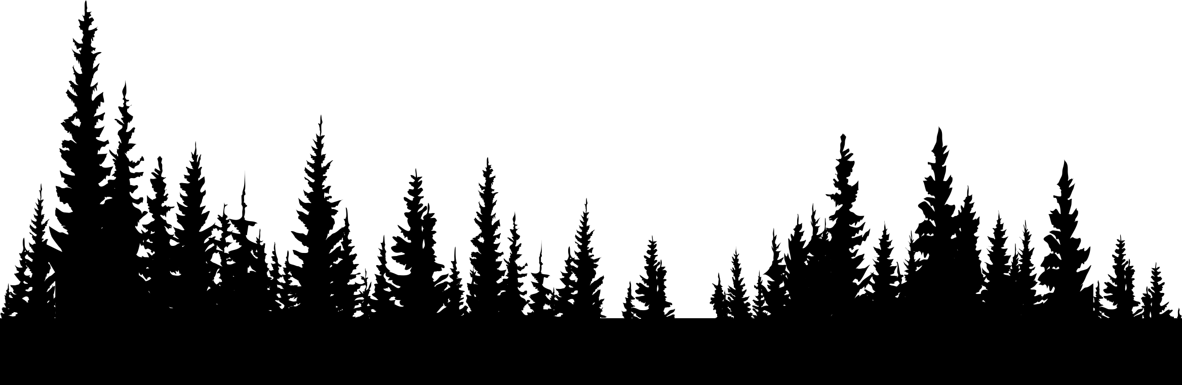 Download Forest Png Image - Forest Clip Art Black And White - Full Size ...