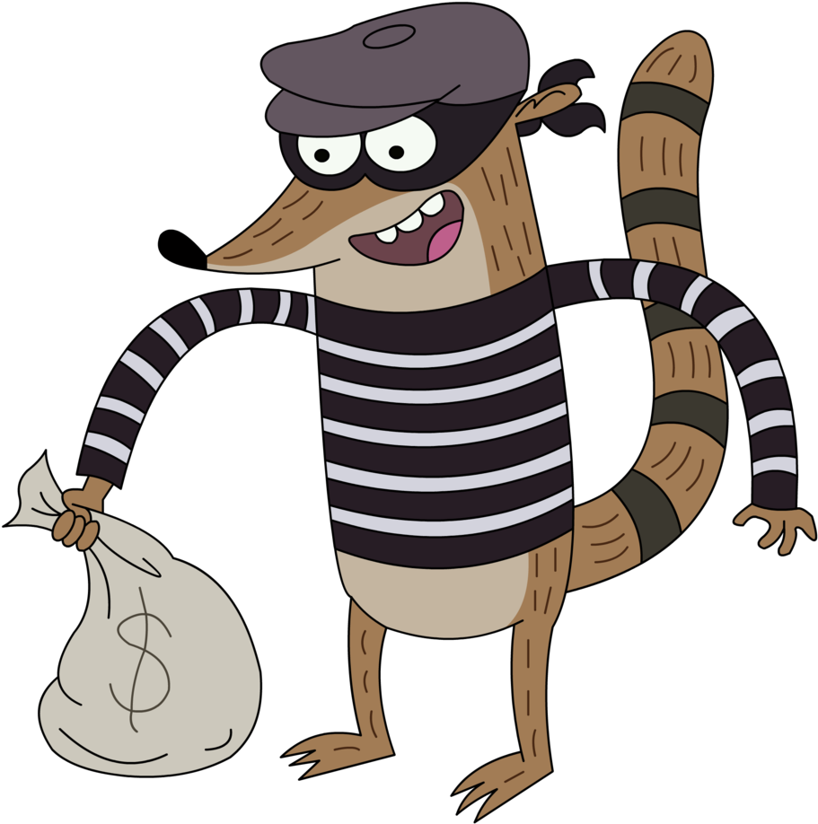 Download Rigby En Halloween - Regular Show - Full Size PNG Image - PNGkit