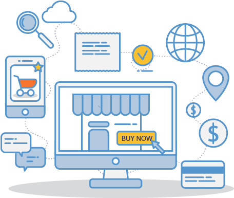 Download The Leading E Commerce Portal - E-commerce - Full Size PNG ...