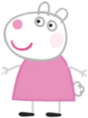 Download Suzy Sheep - Peppa Pig Characters - Full Size PNG Image - PNGkit