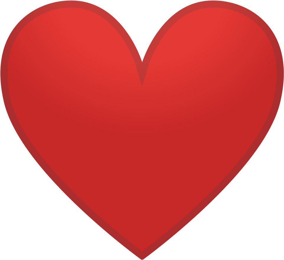 Download Red Heart Icon - Hati Png - Full Size PNG Image - PNGkit