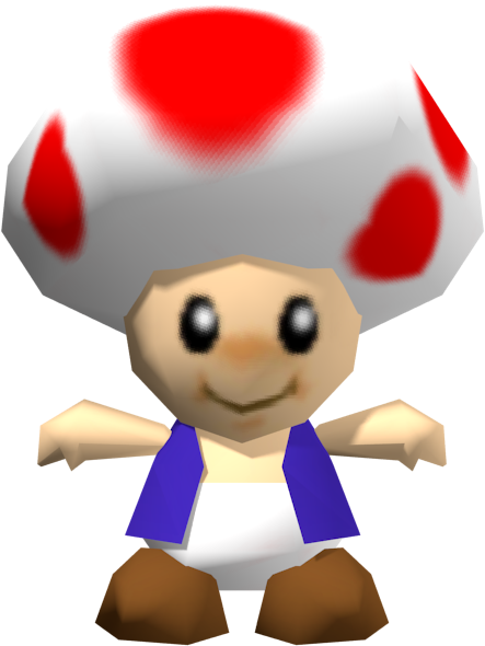 Download Download Zip Archive - Mario 64 Toad Png - Full Size PNG Image ...