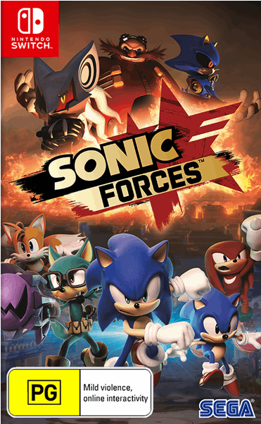 Download Sonic Forces Switch Cover Art - Full Size PNG Image - PNGkit