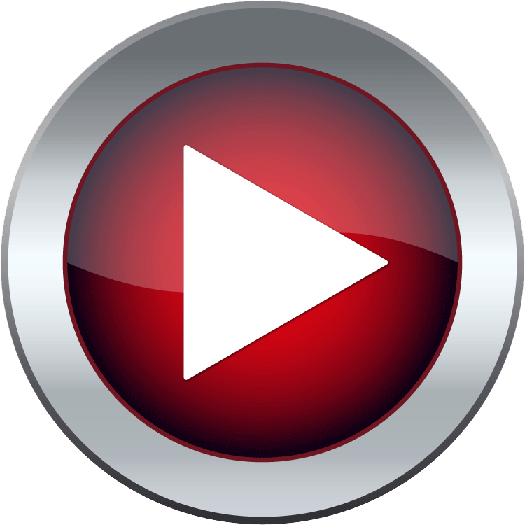 Download Red Play Button Png Svg Transparent Download - Play Button 3d ...