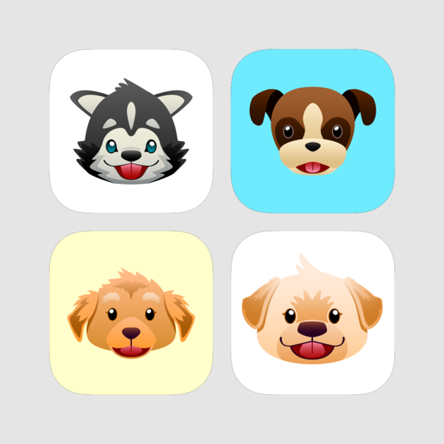 Download Dog Emoji Stickers Bundle 1 For Imessage On The App - Sticker ...