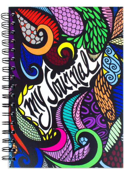 Download "my Journal" Colored Spiral Notebook Journal 200 Lightly - My ...