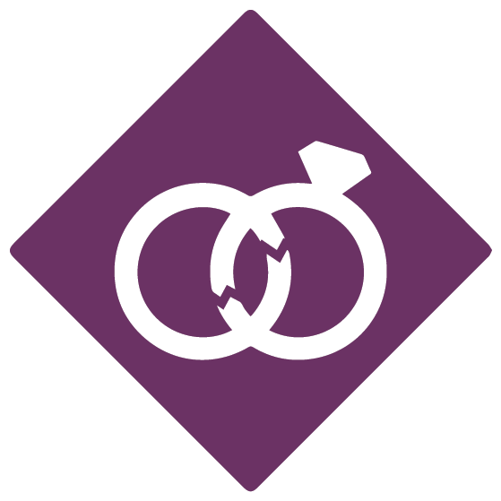 Download Divorce Divorce - Marital Status Icon Png Circle - Full Size ...