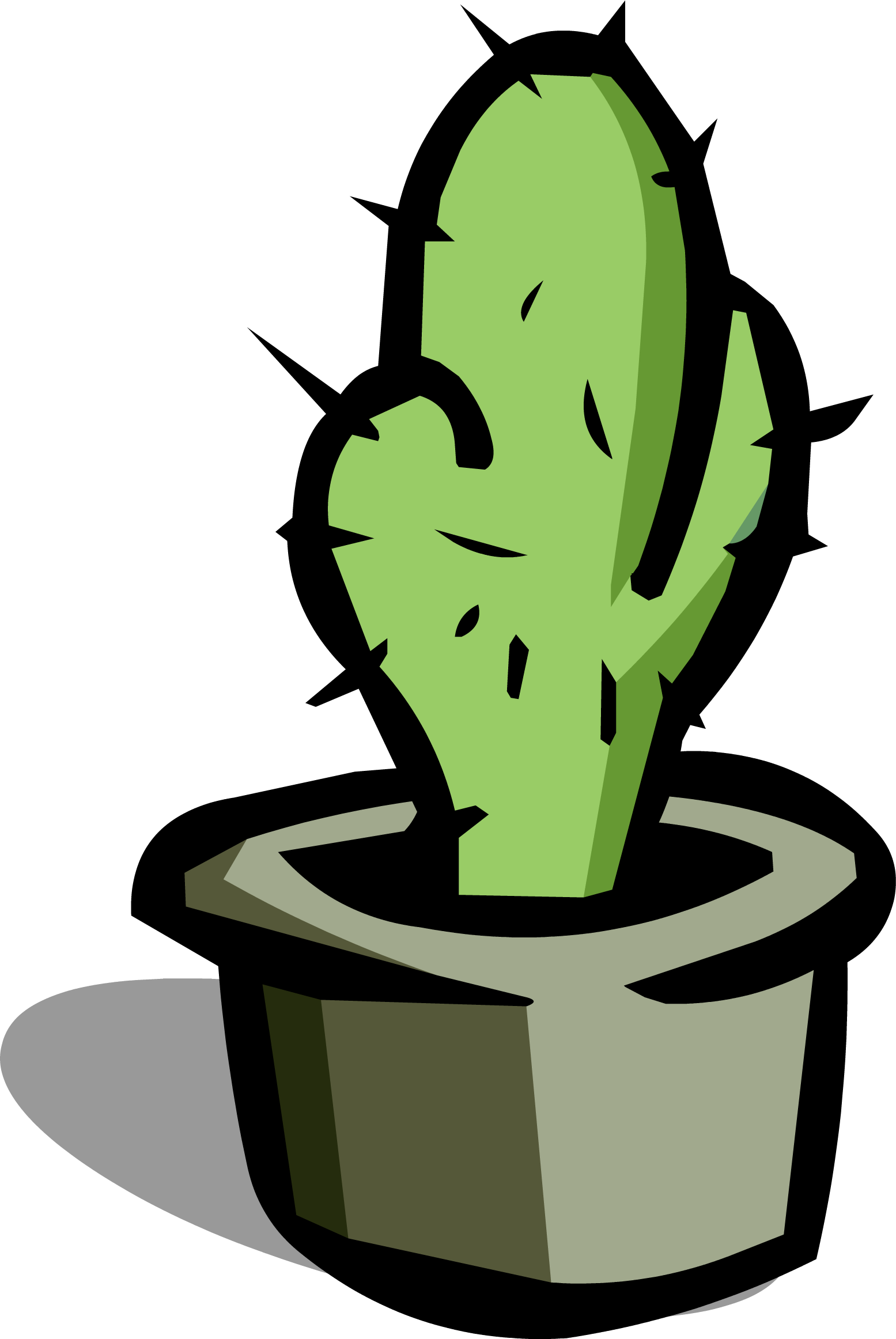 Download Small Cactus Sprite 001 - Png Kaktus - Full Size PNG Image ...