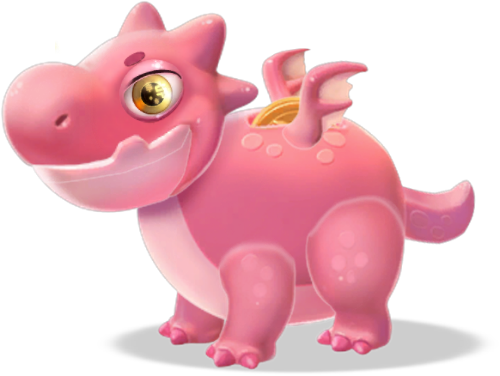 Download Piggy Bank Dragon - Dragon Mania Legends Piggy Bank Dragon ...