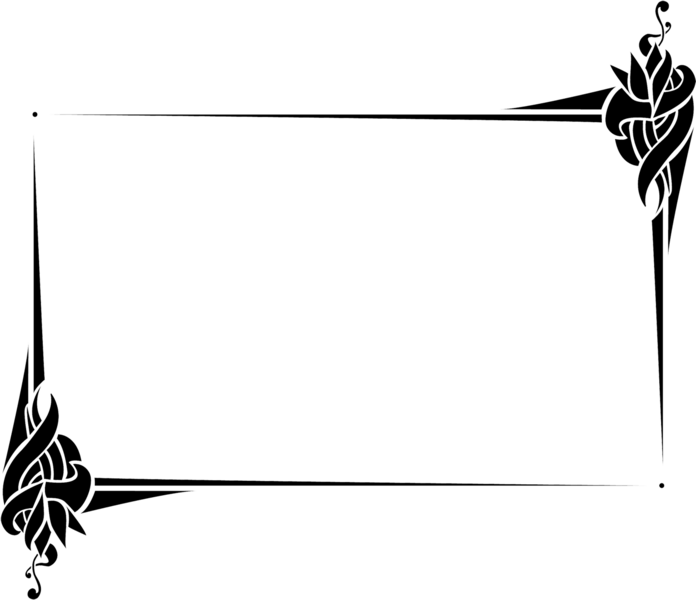 Download Decorative Frame - Decorative Frame Psd - Full Size PNG Image ...