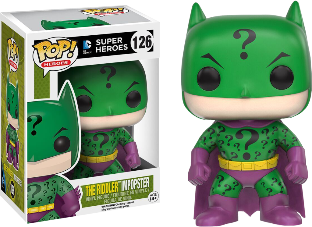 Download The Riddler Impopster - Riddler Funko Pop - Full Size PNG ...