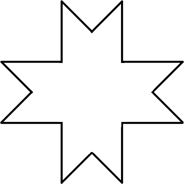 Download Octagonal Star-b - Octagonal Star - Full Size PNG Image - PNGkit