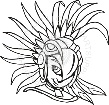 Download Aztec Warrior Drawing At Getdrawings - Aztec Drawing For Kids ...