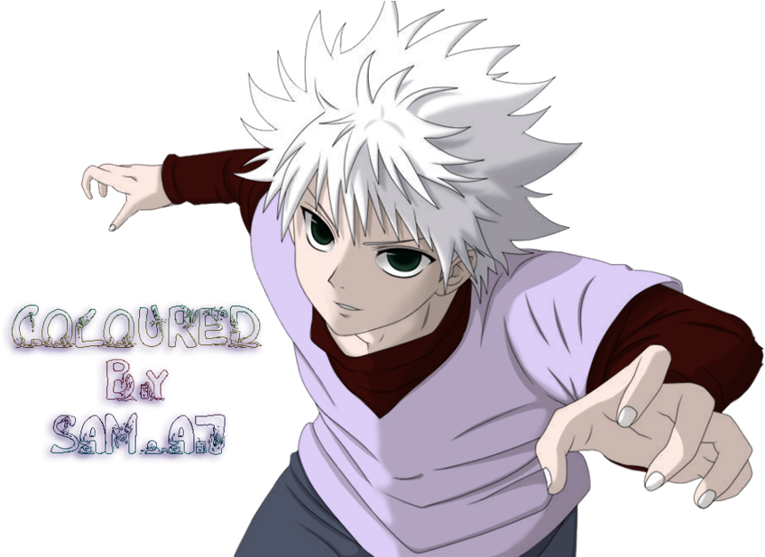Download Banner Transparent Killua Drawing Deviantart - Killua Zoldyck ...