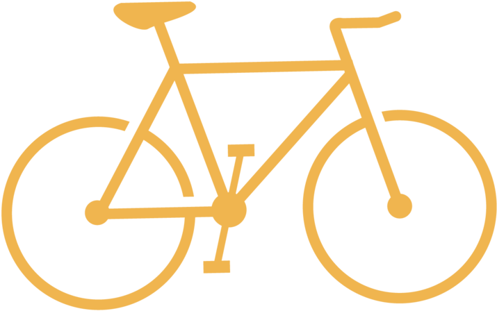 Download Icon Bicycle Yellow - Road Bike Graphic - Full Size PNG Image ...