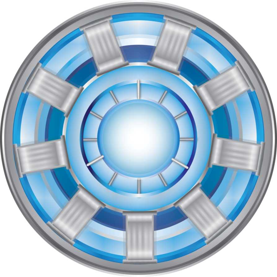 Download Iron Man Reacteur Ark - Iron Man Reactor Vector - Full Size ...